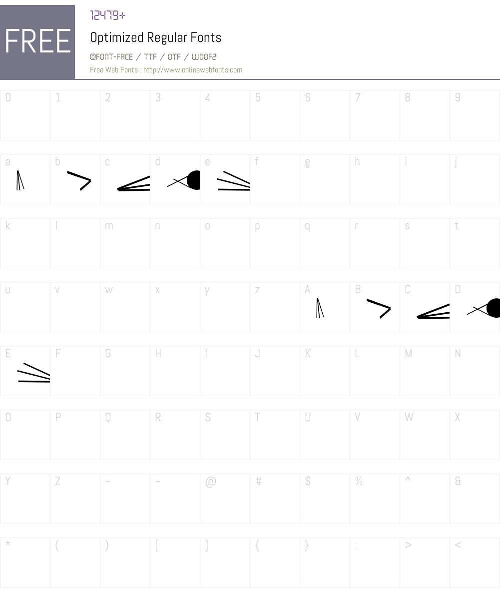 Optimized 1.000 Fonts Free Download - OnlineWebFonts.COM