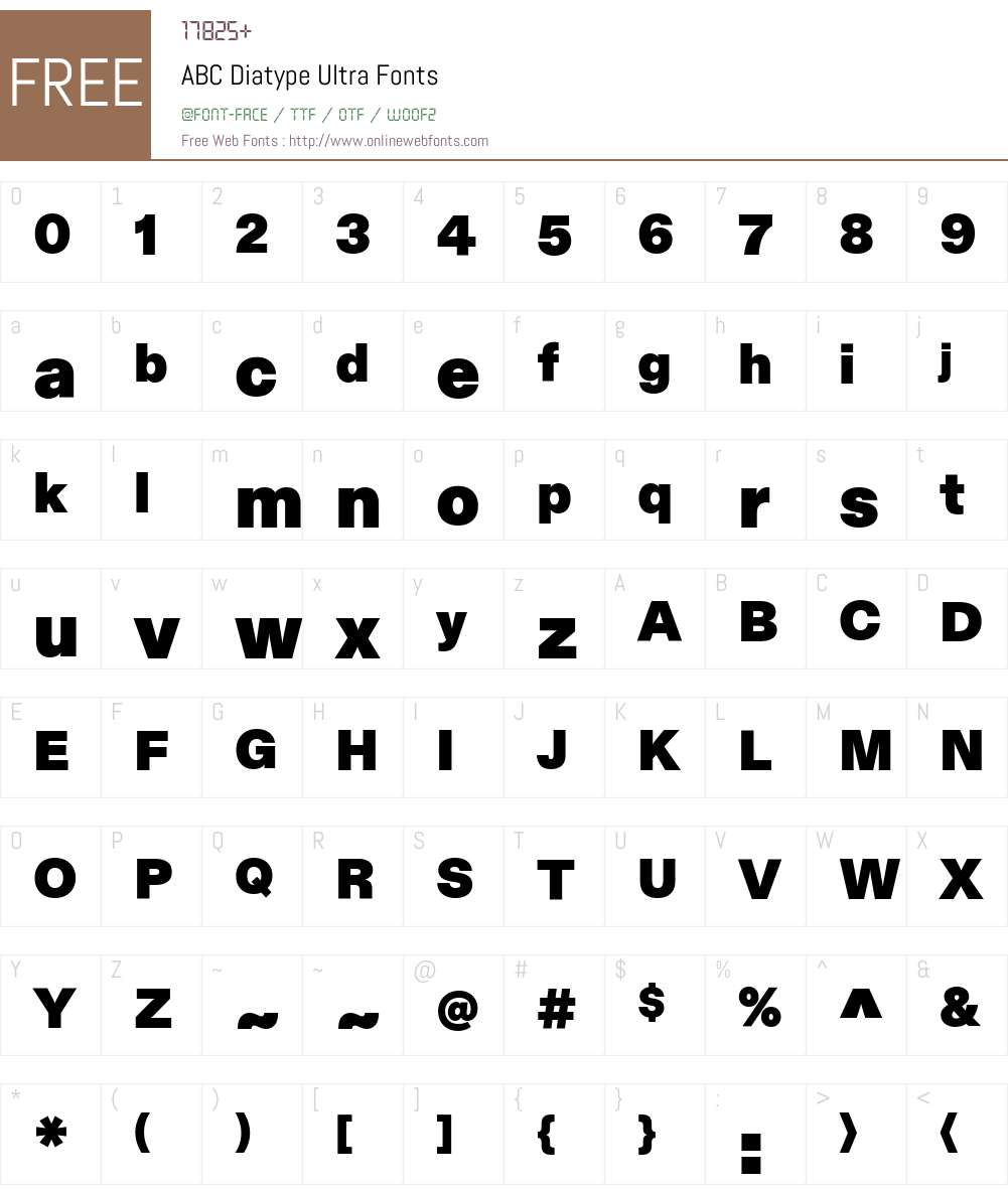 ABC Diatype Ultra Ultra 1.500 Fonts Free Download - OnlineWebFonts.COM
