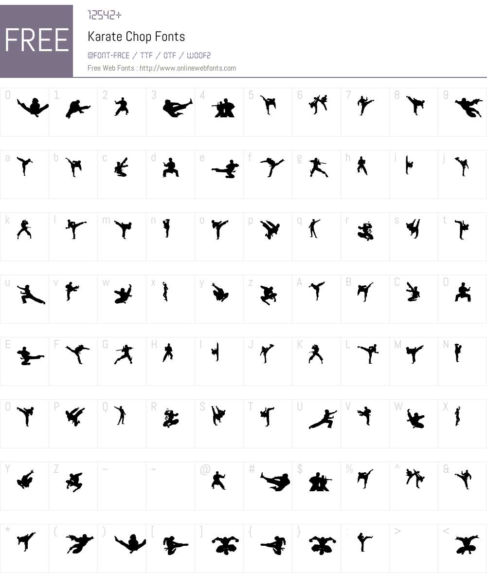 Karate Chop 001.000 Fonts Free Download - OnlineWebFonts.COM