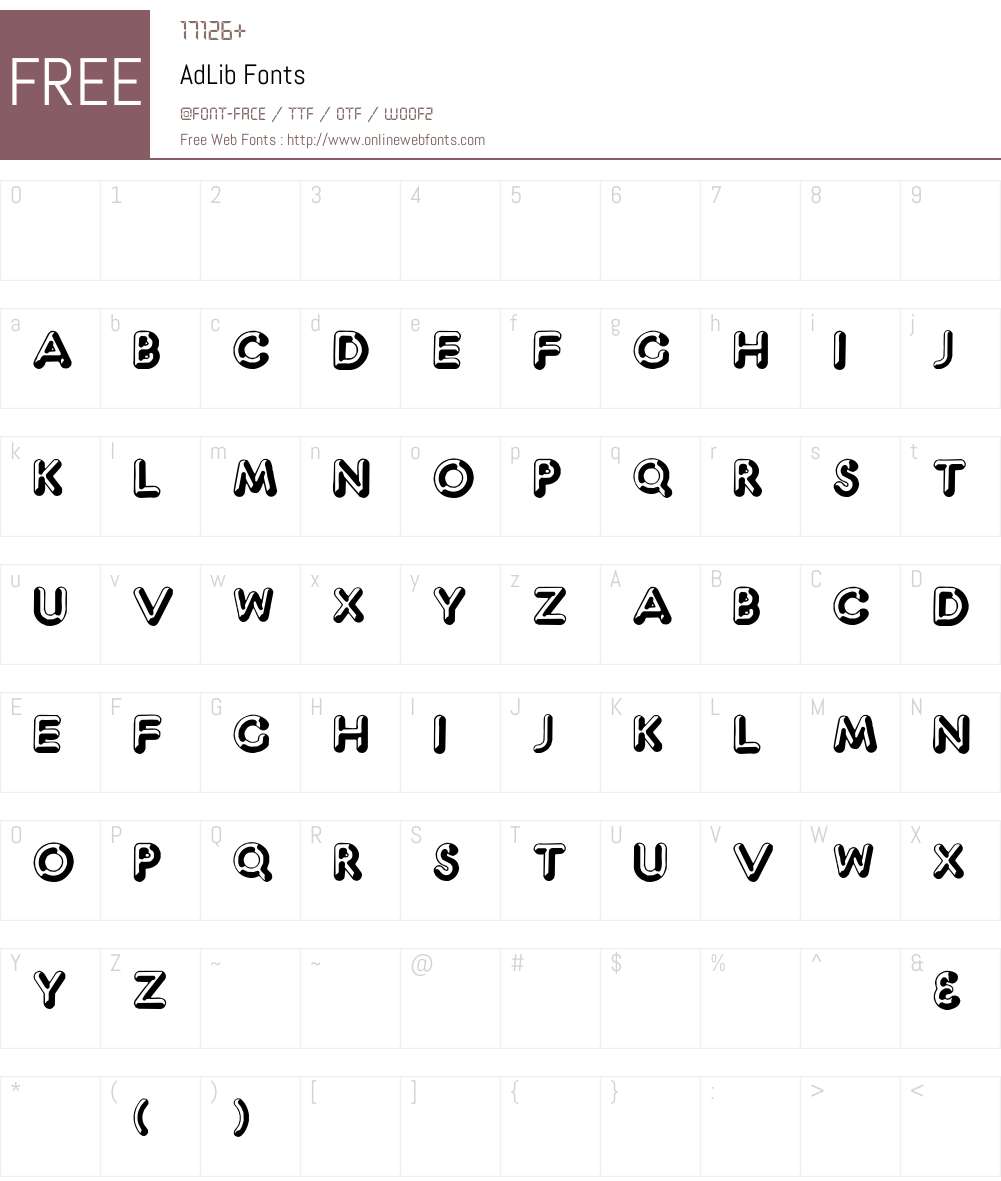 AdLib V16 AdLib Fonts Free Download - OnlineWebFonts.COM