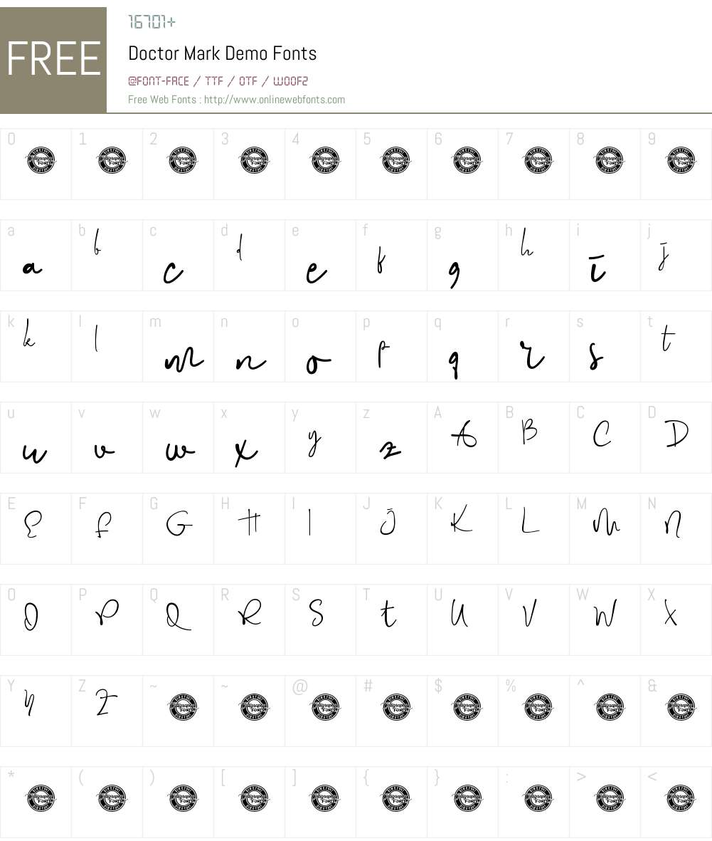 Doctor Mark Demo 1.003;Fontself Maker 3.5.4 Fonts Free Download ...