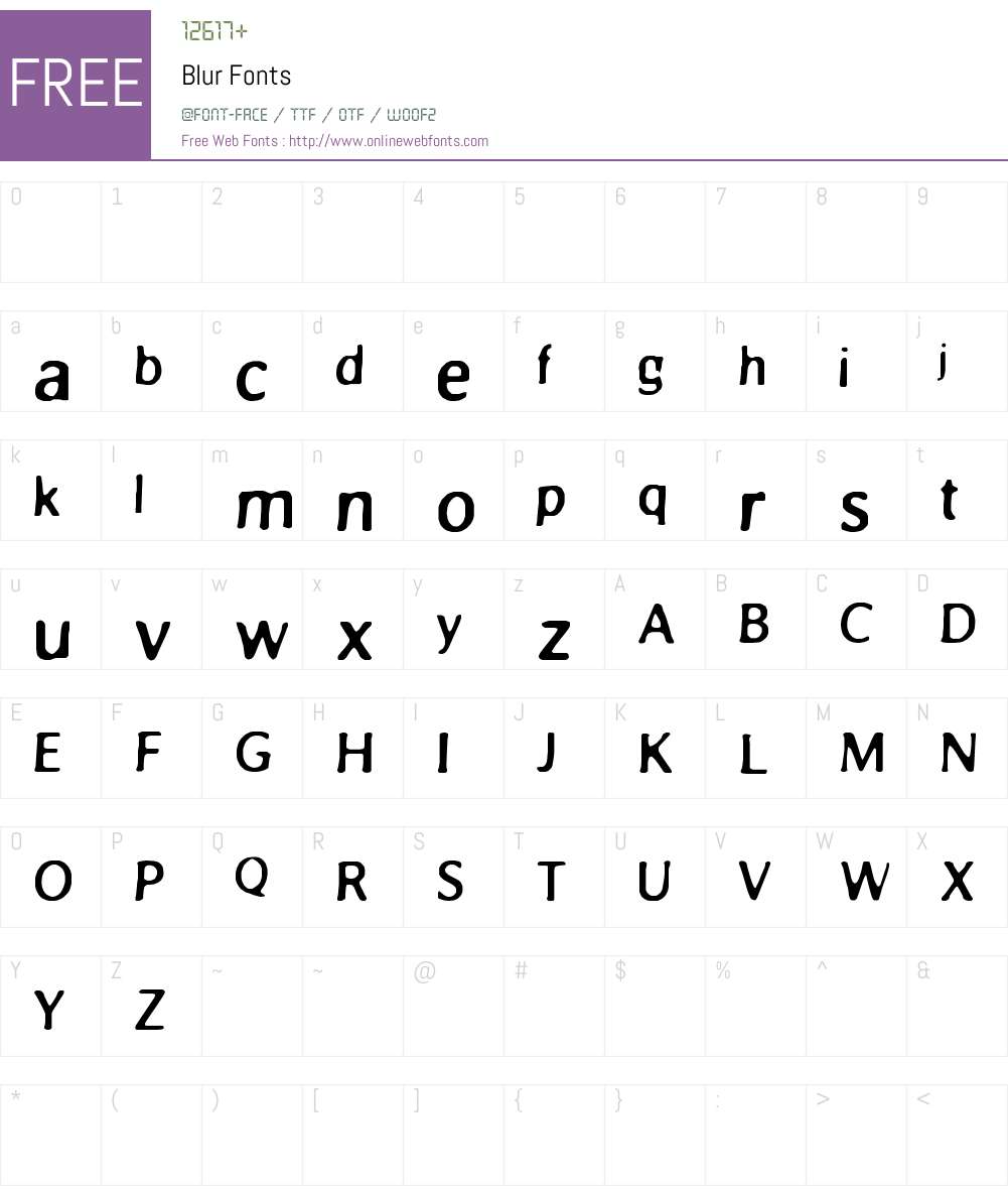 Blur Fonts Free Download - OnlineWebFonts.COM