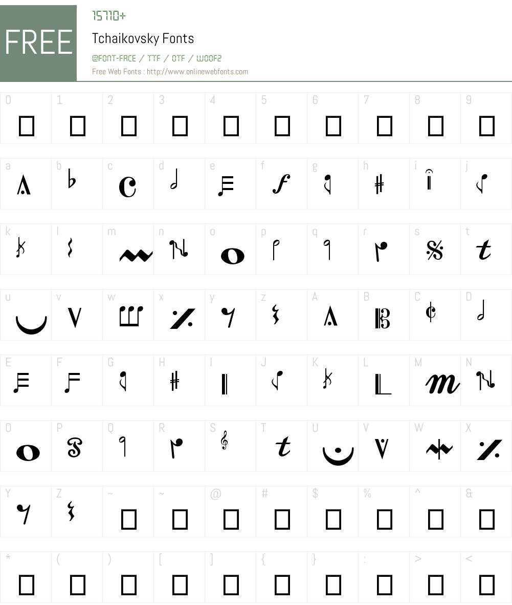 Tchaikovsky 001.000 Fonts Free Download - OnlineWebFonts.COM
