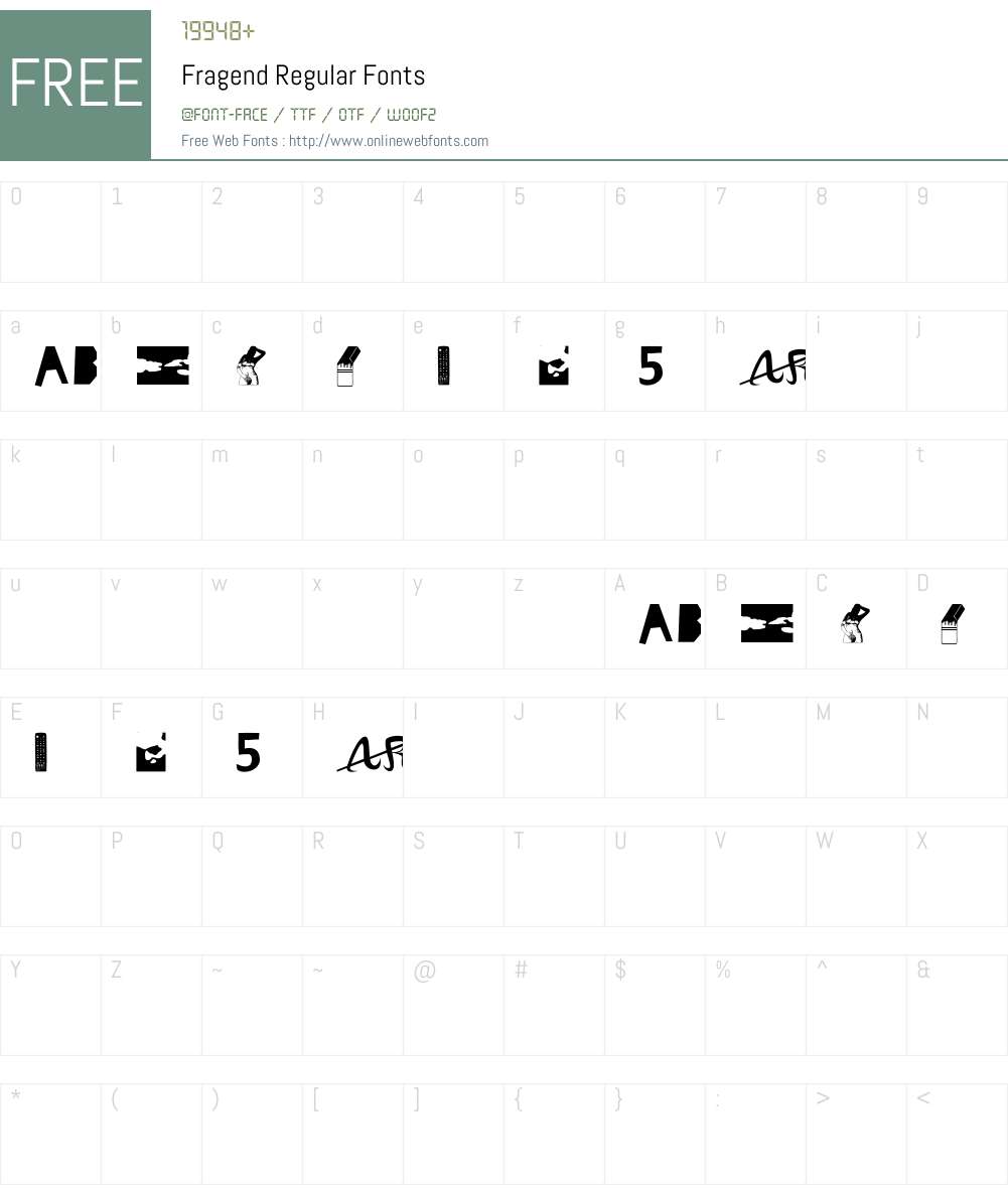 Fragend 1.000 Fonts Free Download - OnlineWebFonts.COM