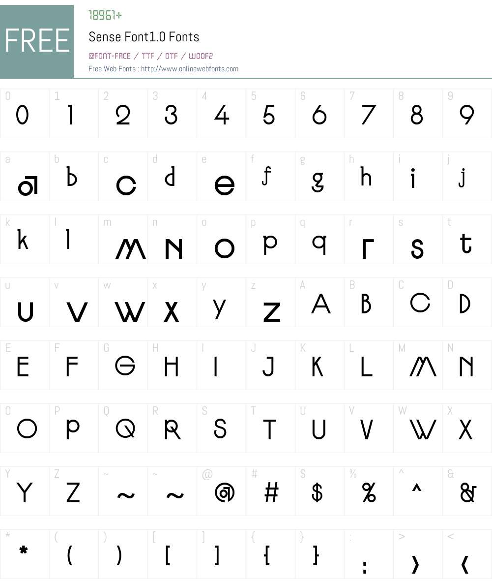 Sense Font1.0 1.000;April 24, 2024;FontCreator 15.0.0.2927 32-bit Fonts Free Download ...