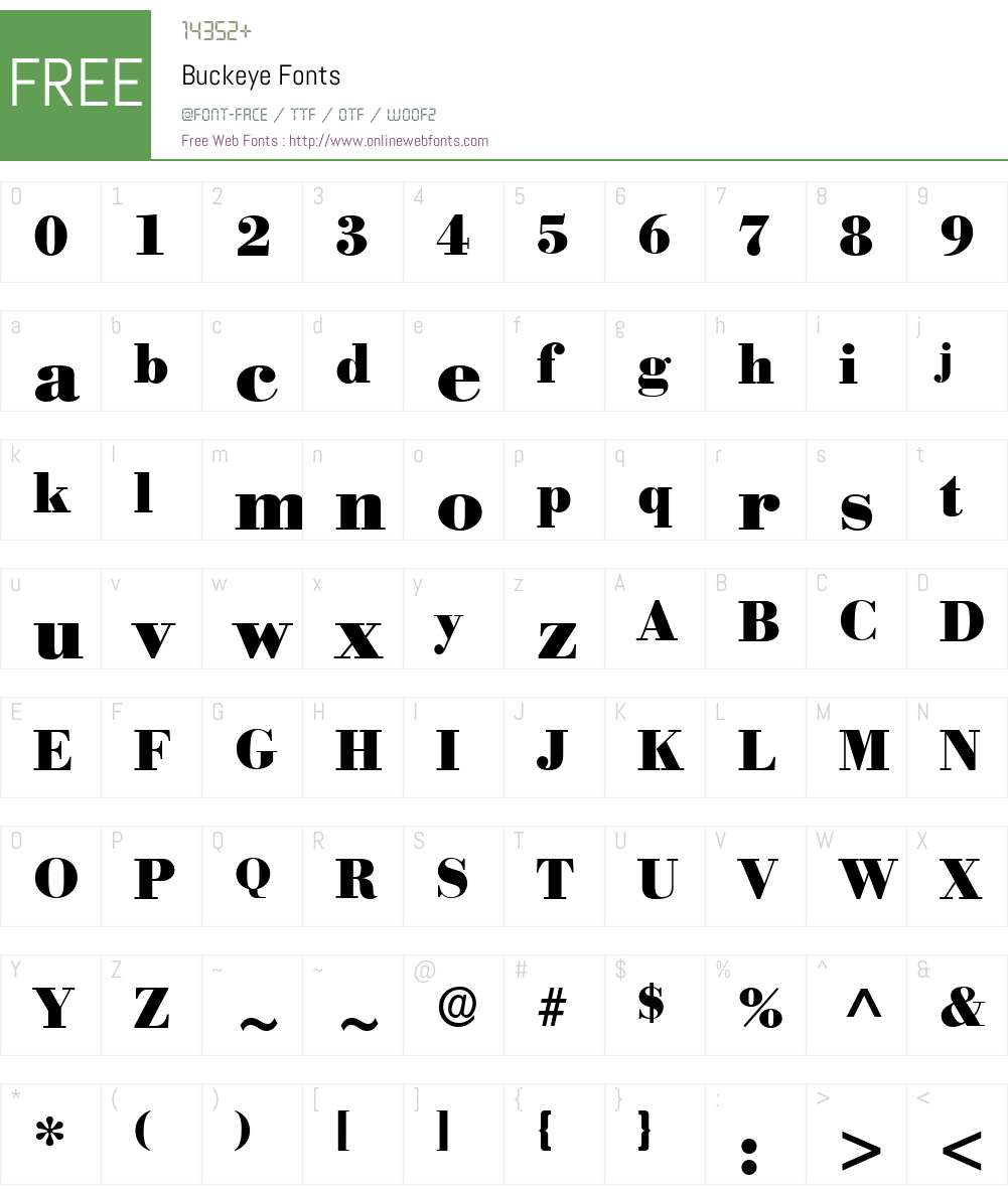 Buckeye Fonts Free Download - OnlineWebFonts.COM