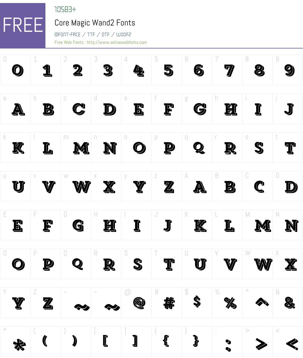 Core Magic Wand2 1.000;com.myfonts.easy.s-core.core-magic.wand2.wfkit2 ...