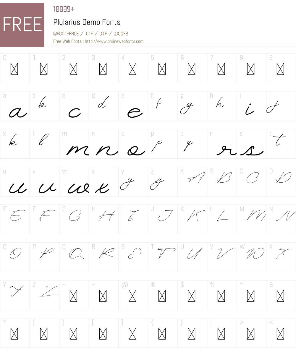 Plularius Demo 1.003;Fontself Maker 3.5.4 Fonts Free Download - OnlineWebFonts.COM