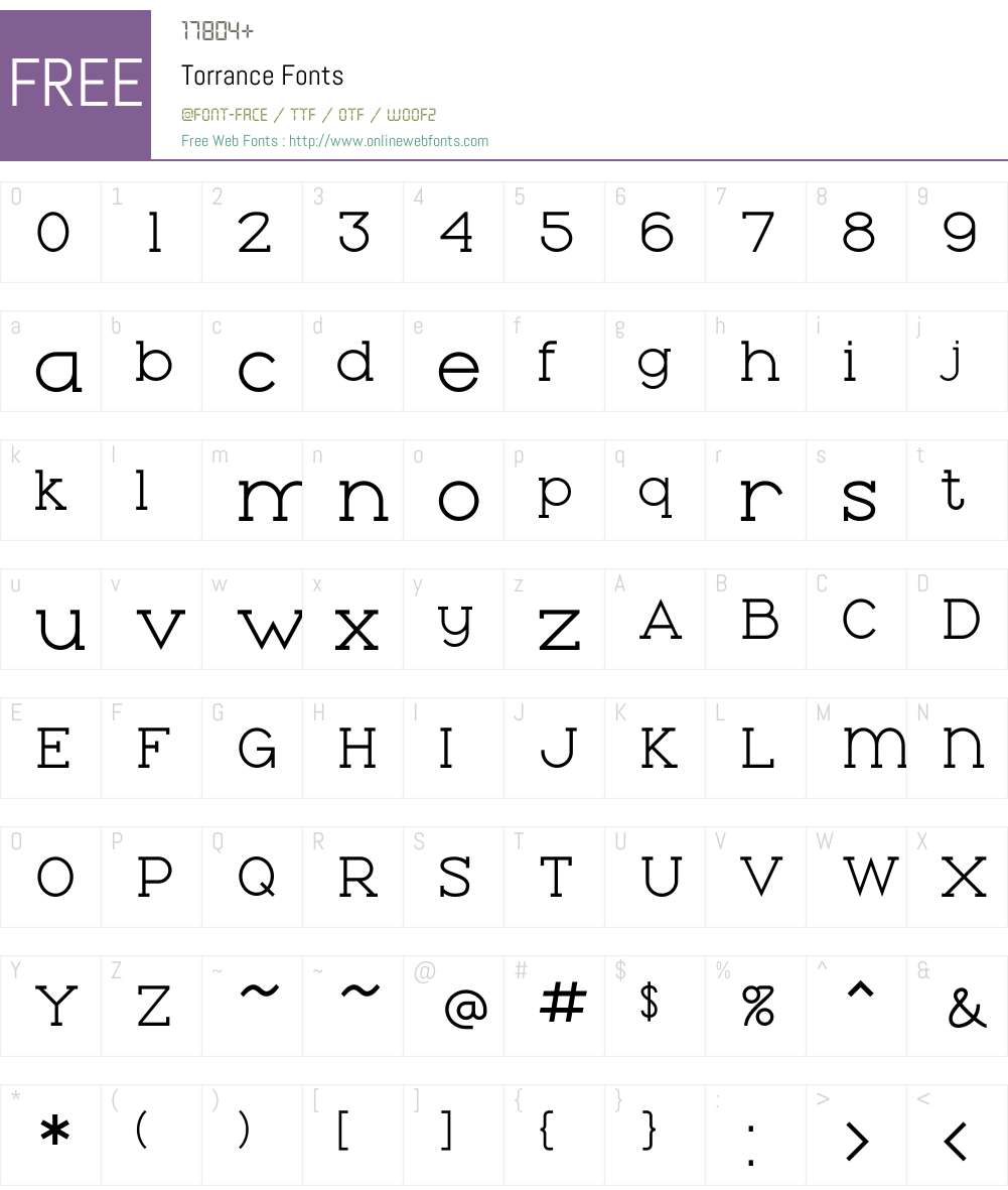 Torrance 1.1 Fonts Free Download - OnlineWebFonts.COM