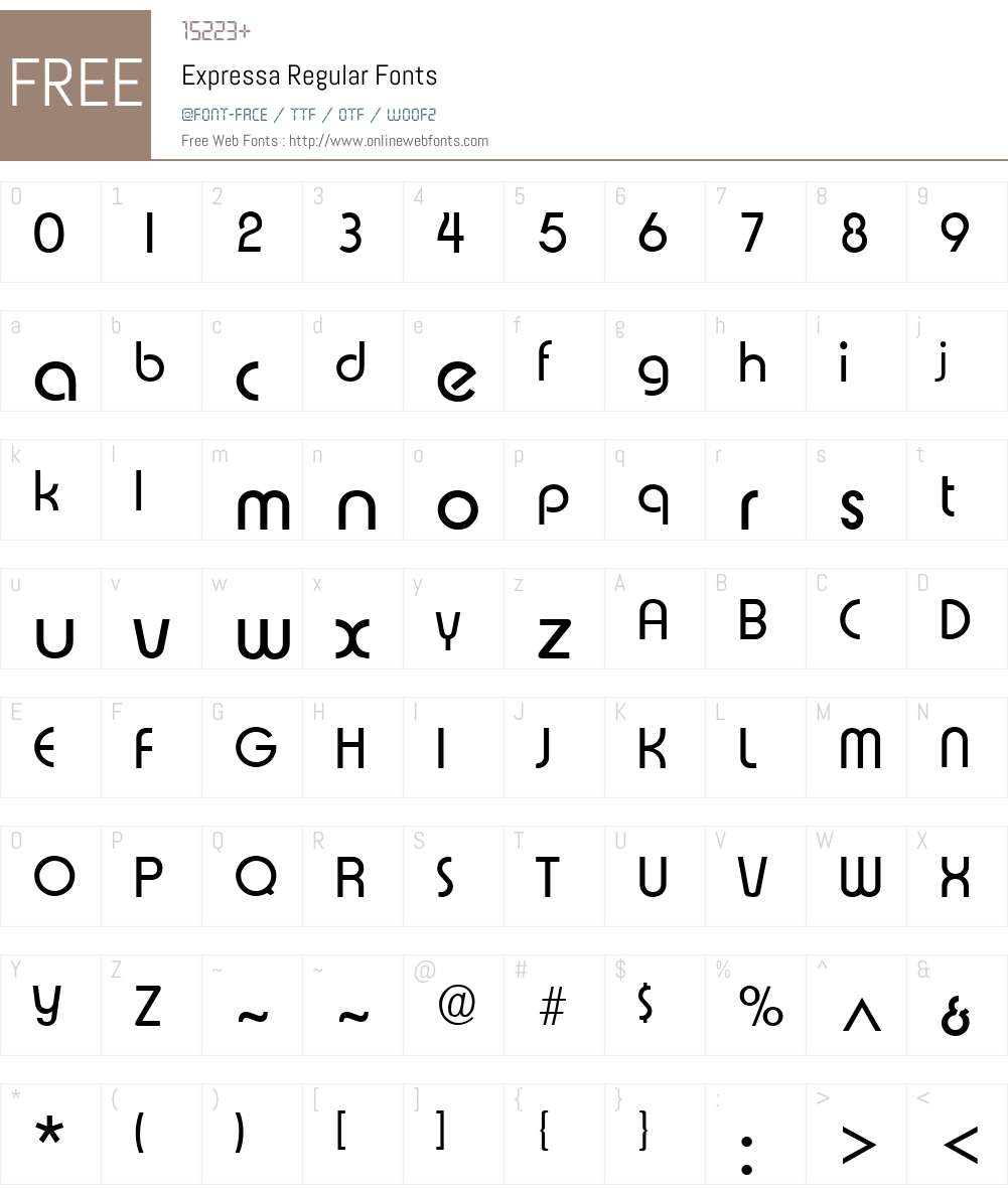 Expressa Regular Altsys Fontographer 3.5 4/11/93 Fonts Free Download - OnlineWebFonts.COM