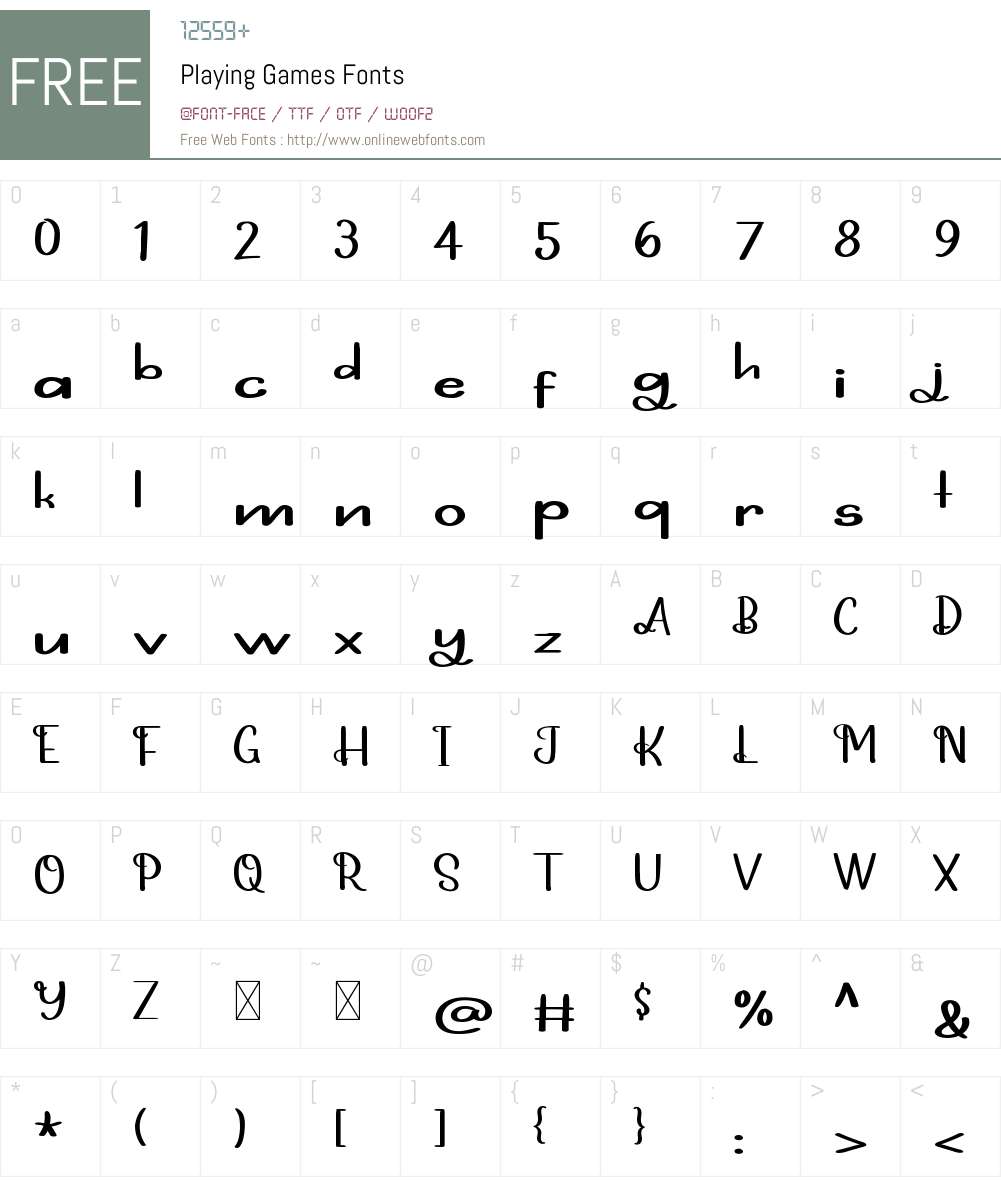 Playing Games 1.001;Fontself Maker 3.5.4 Fonts Free Download ...